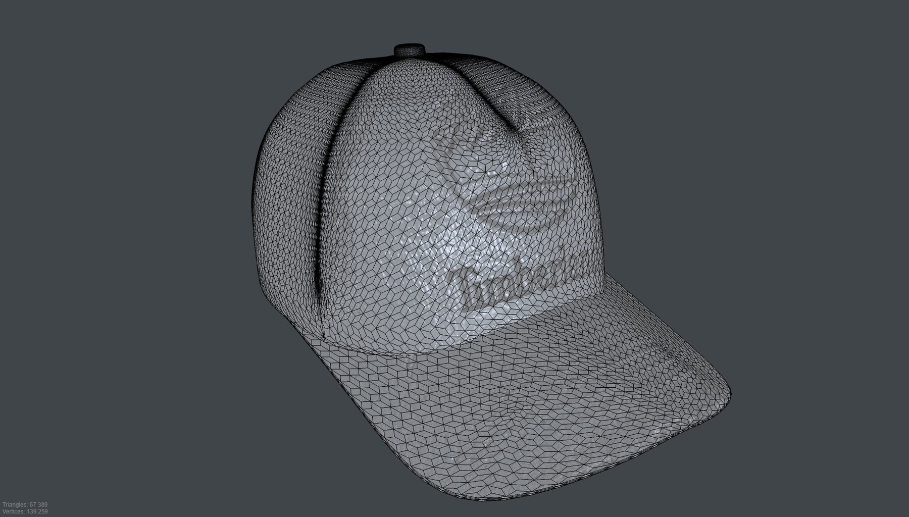 ArtStation - TIMBERLAND RETRO BASEBALL CAP Low-poly | Game Assets