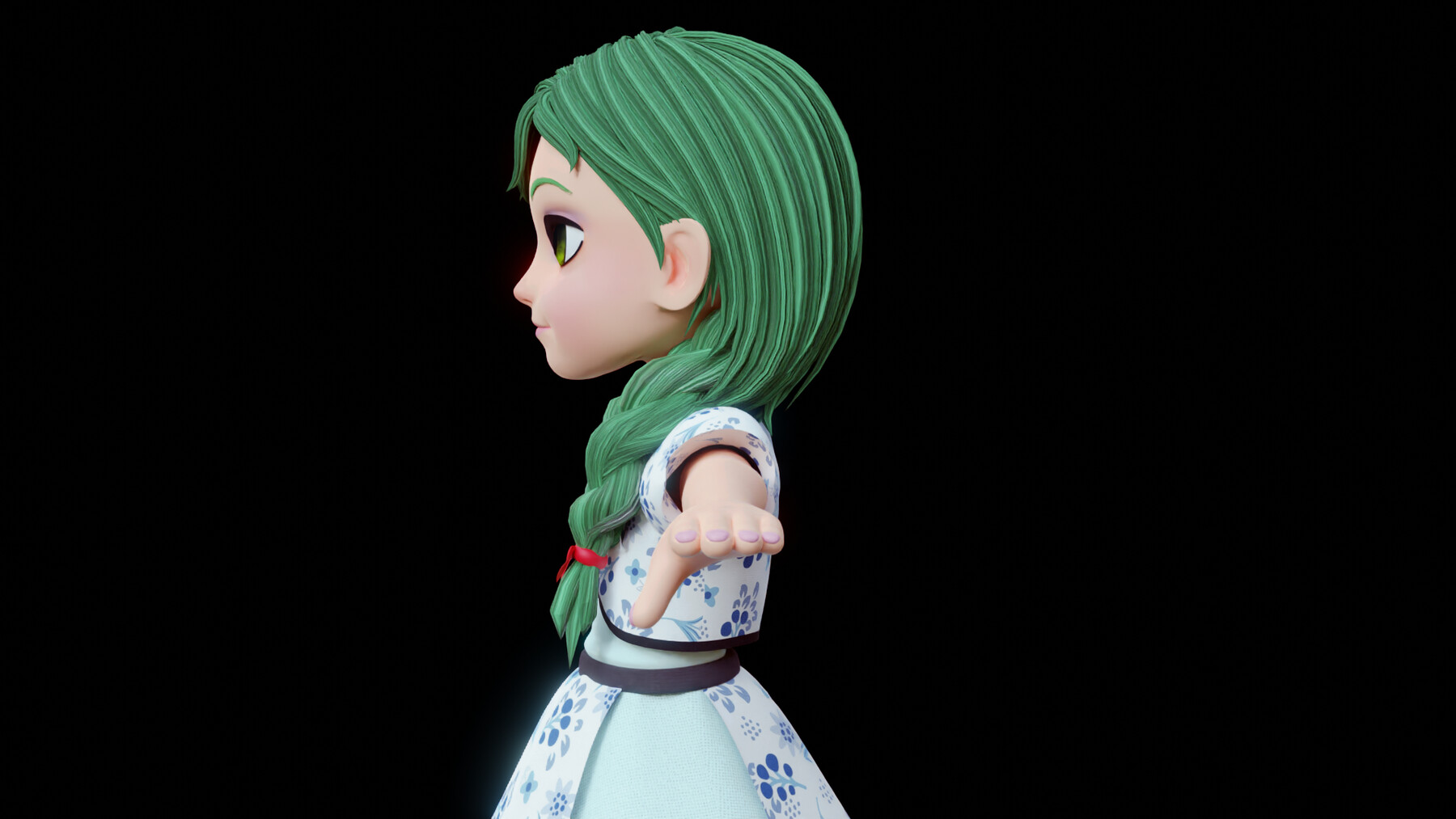 ArtStation - Little Girl - Fully Rigged | Game Assets