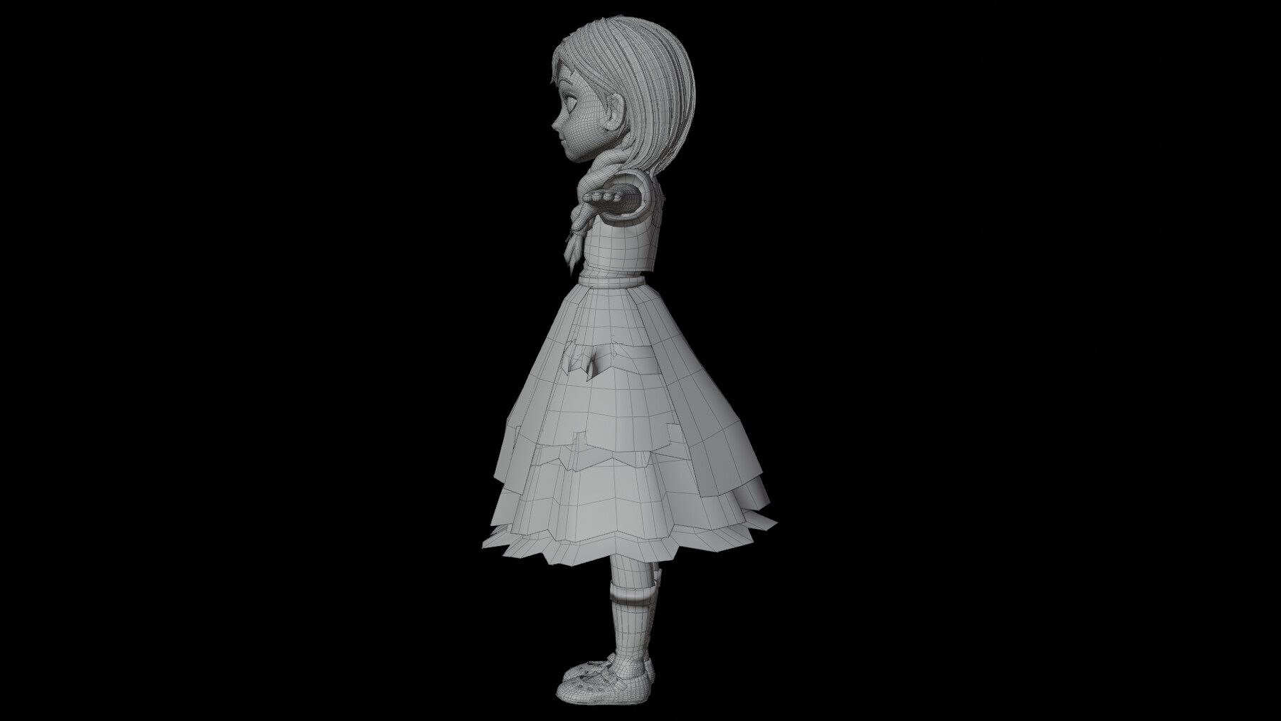 ArtStation - Little Girl - Fully Rigged | Game Assets