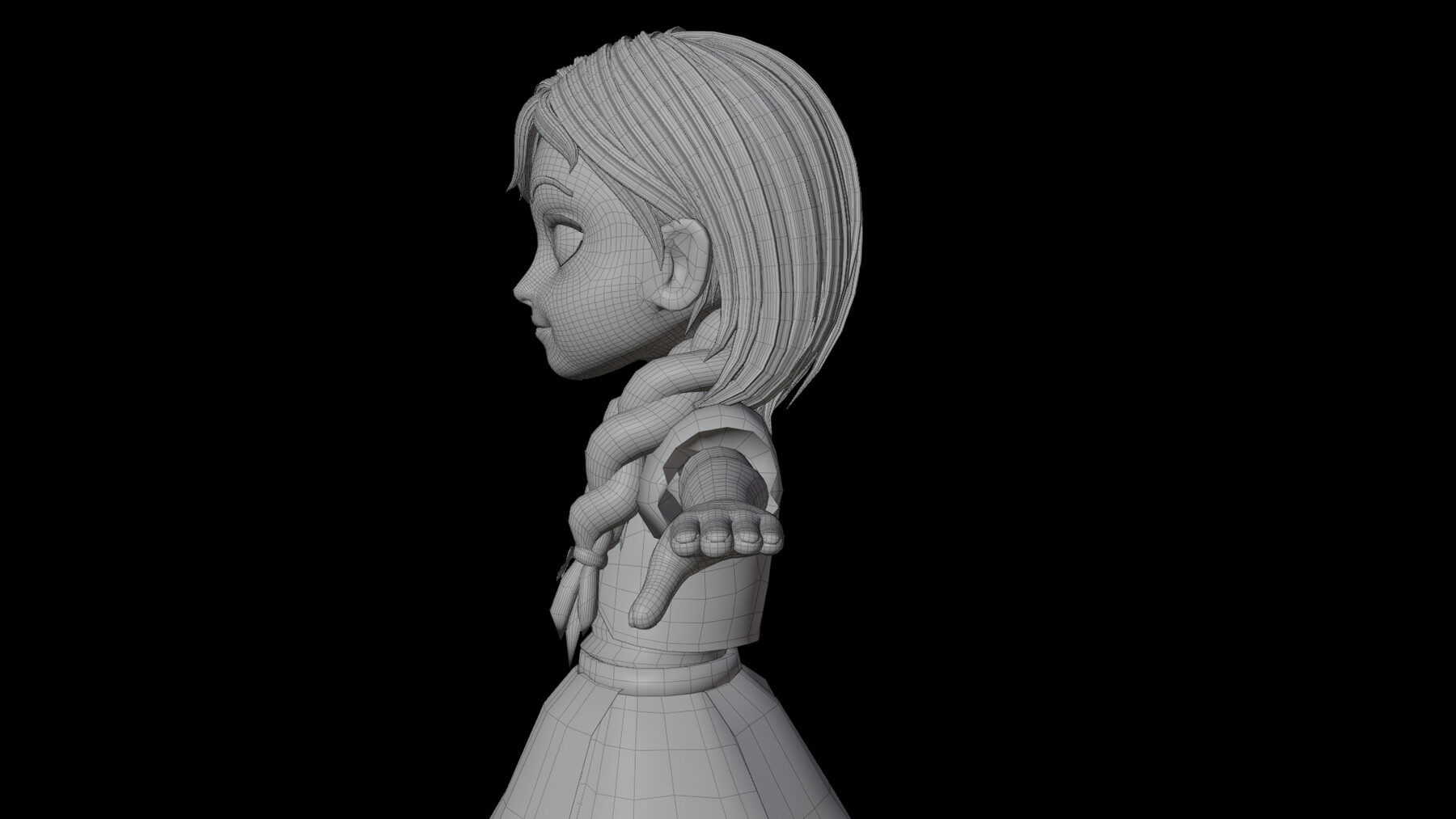 ArtStation - Little Girl - Fully Rigged | Game Assets