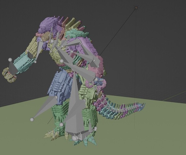 ArtStation - Mech zilla | Resources
