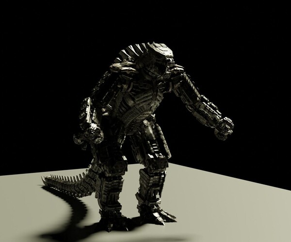 ArtStation - Mech zilla | Resources