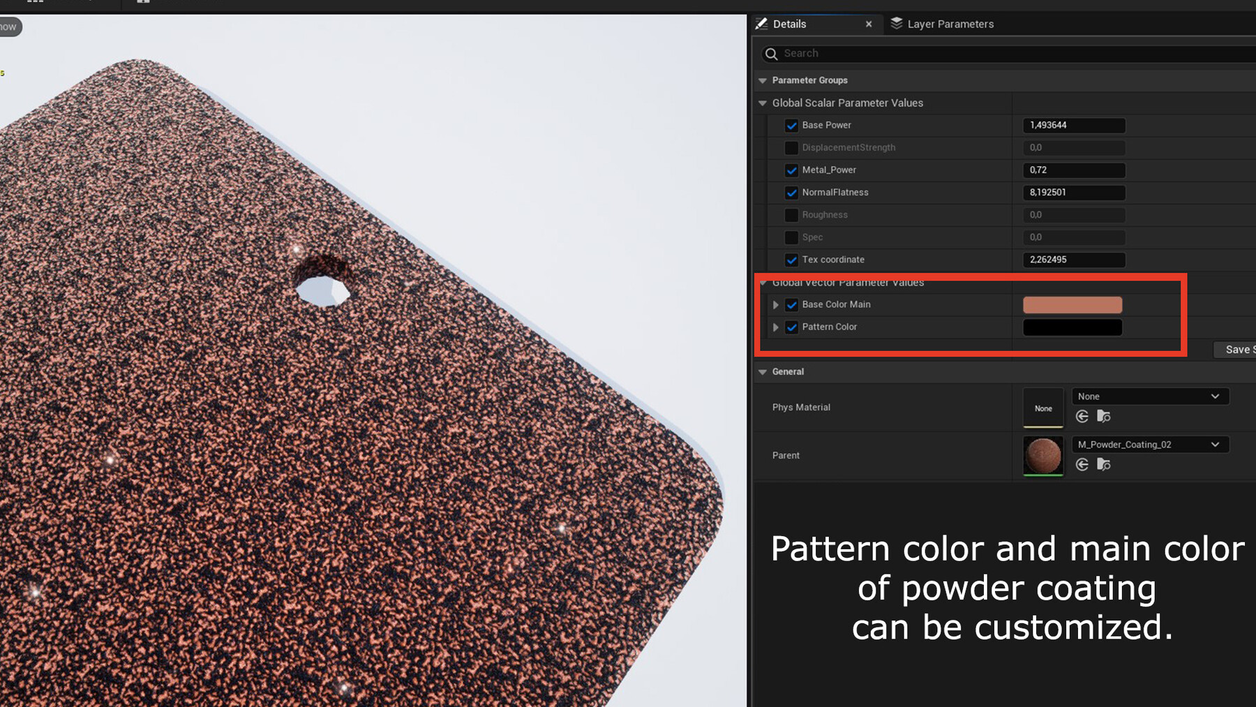 ArtStation - Powder Coating on Metal Material Pack- Unreal Engine 5.1 | Game Assets