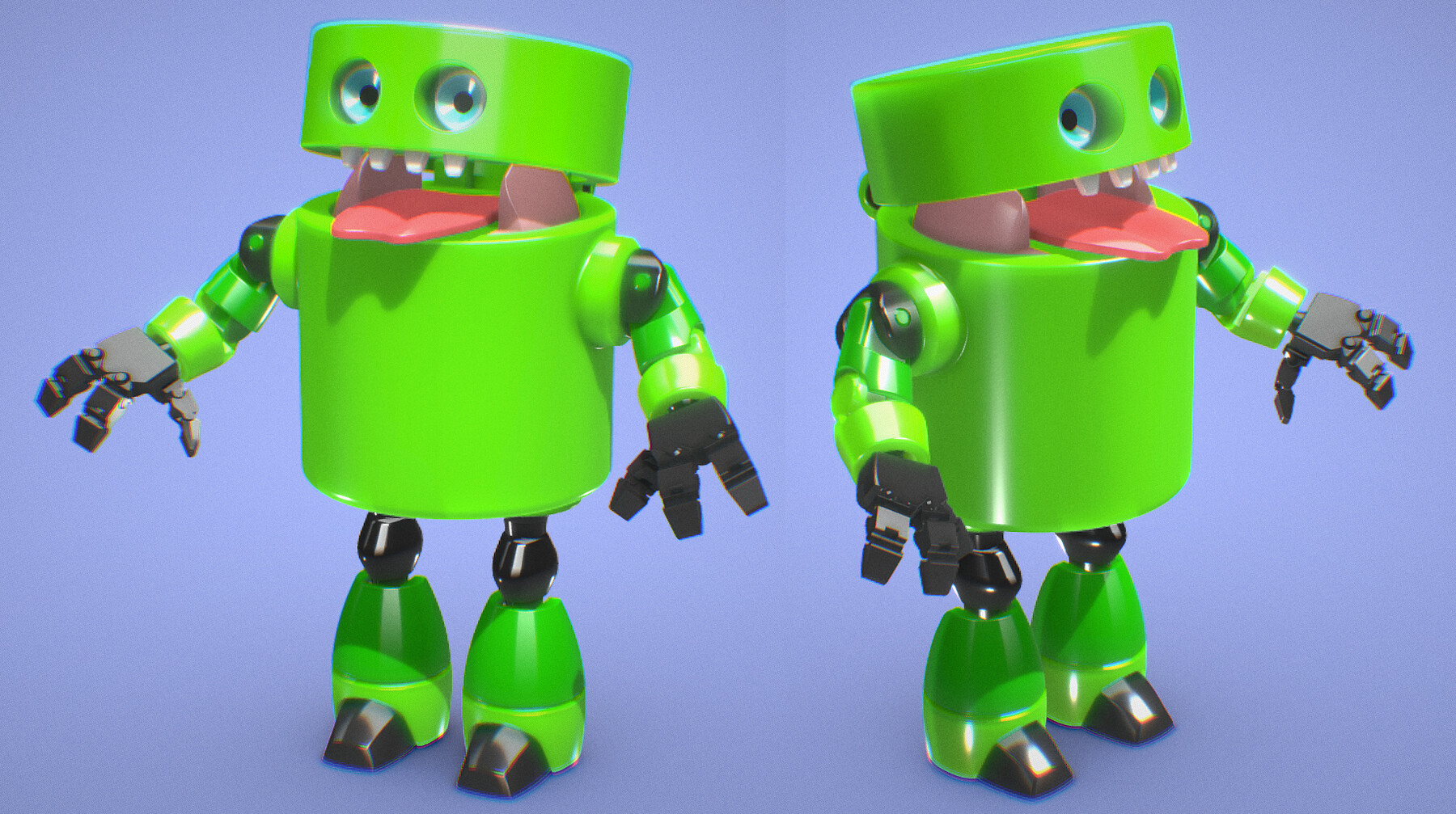 ArtStation - Robot character - v1 - 3D Model | Resources