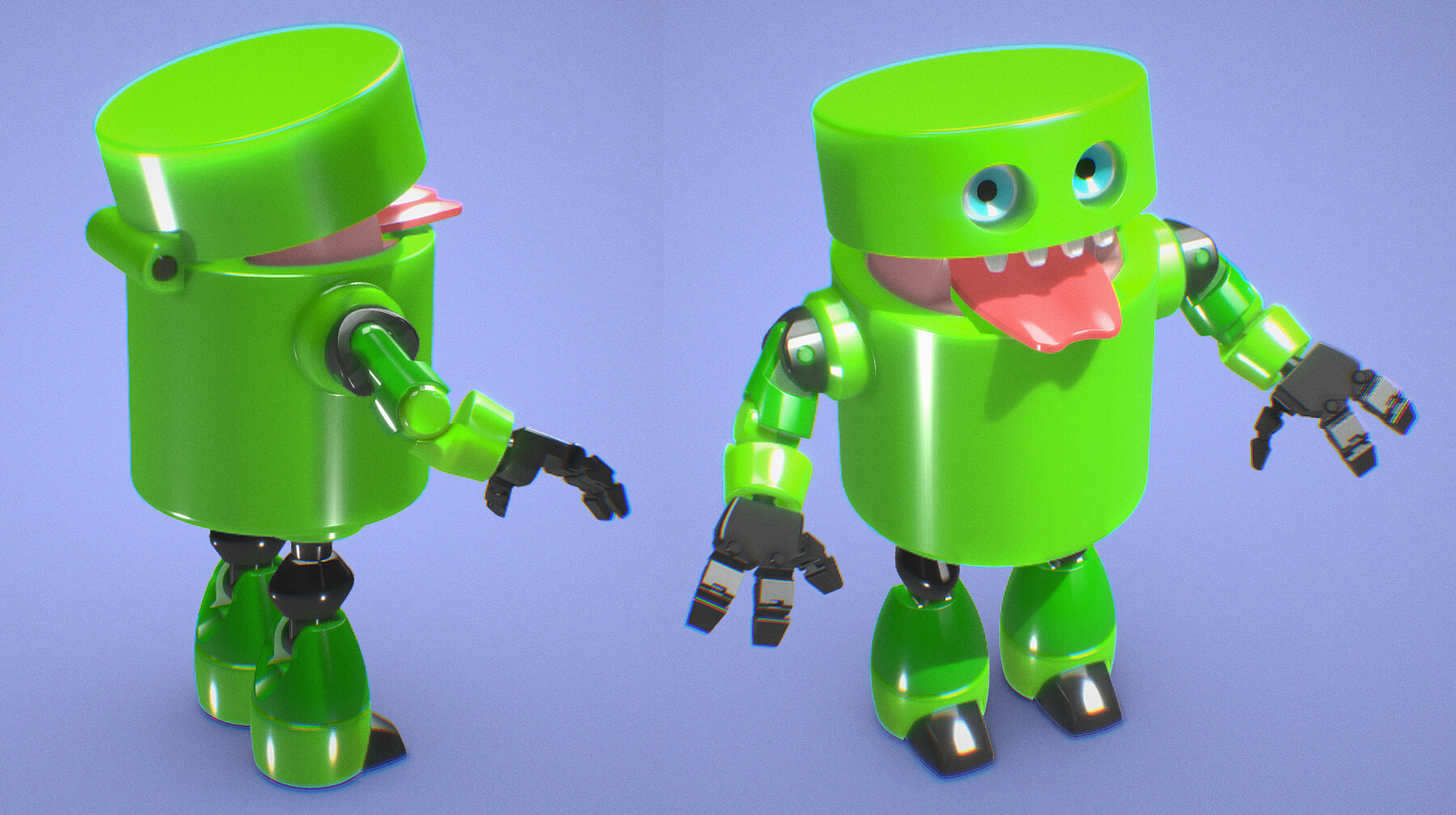 ArtStation - Robot character - v1 - 3D Model | Resources