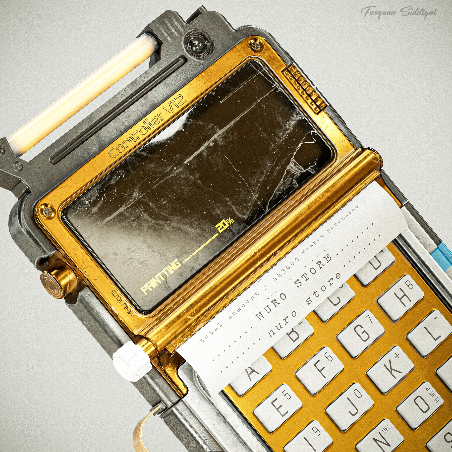 ArtStation - Sci-fi Controller V12 PBR | Resources