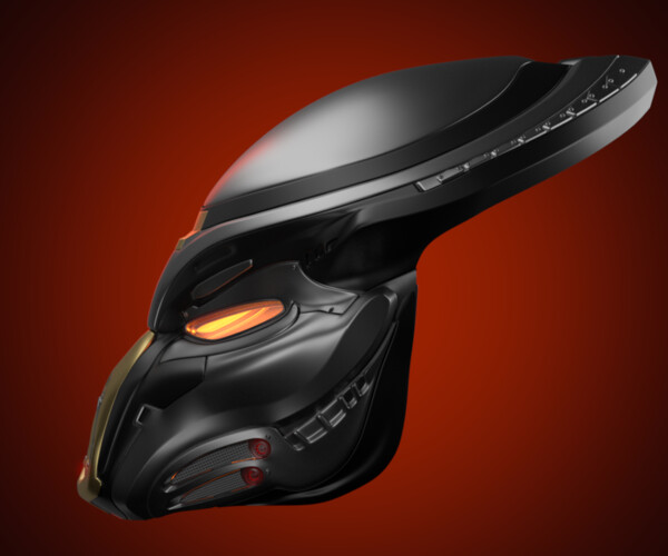 ArtStation - Fugitive Predator Mask for 3d print (Predator 2018 ...