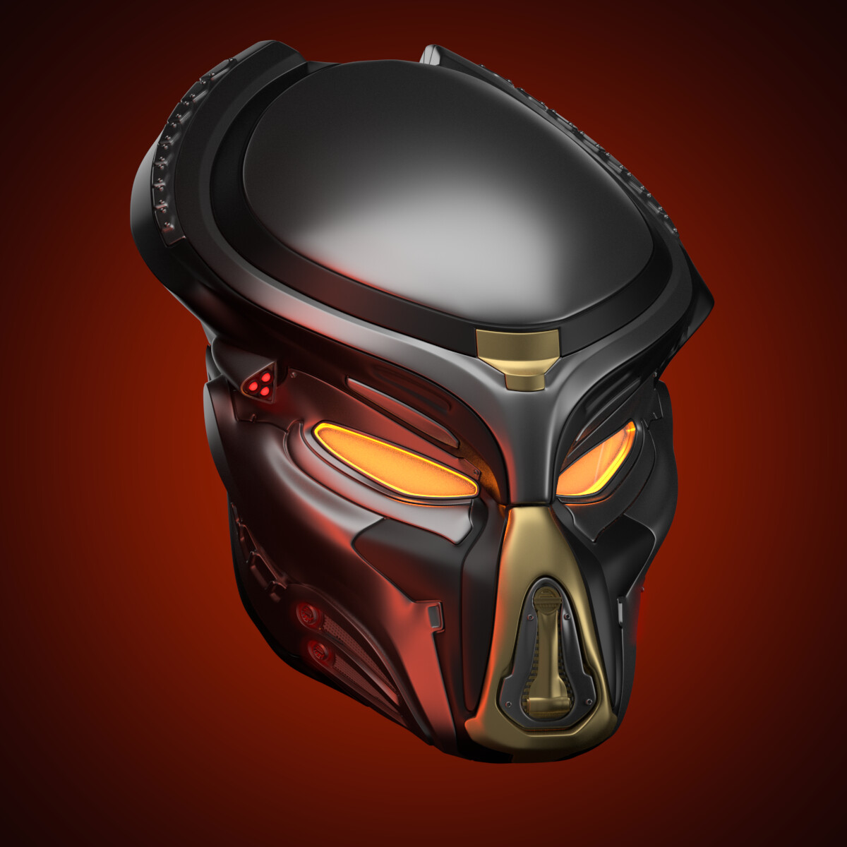 Artstation Fugitive Predator Mask For 3d Print Predator 2018 Resources