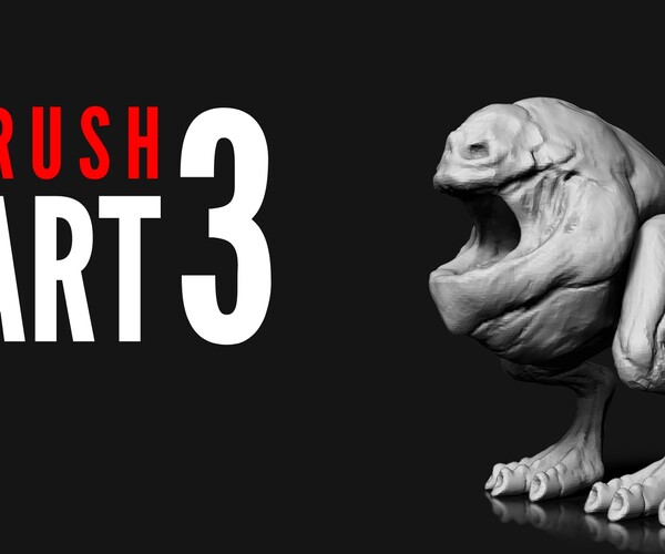 ArtStation - MLW_Creative - ZBRUSH Creature Sculpting FULL TUTORIAL | Tutorials
