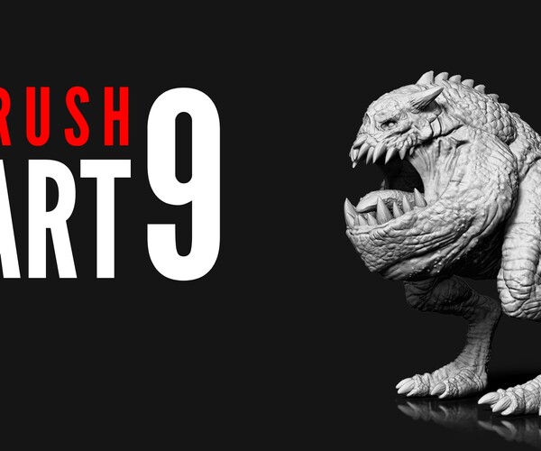 ArtStation - MLW_Creative - ZBRUSH Creature Sculpting FULL TUTORIAL | Tutorials