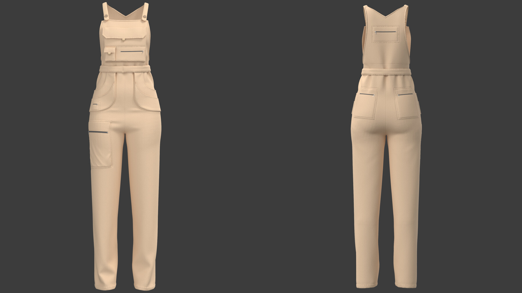 ArtStation - 13 Women's Basic Pants + Zprj +Obj + Fbx | Game Assets