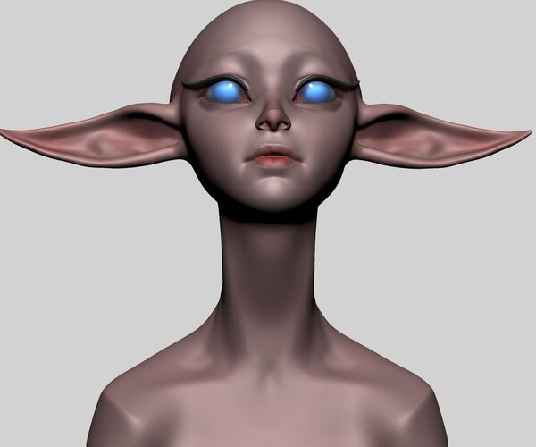 ArtStation - Stylized Elf Head B | Resources