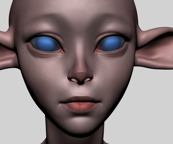ArtStation - Stylized Elf Head B | Resources
