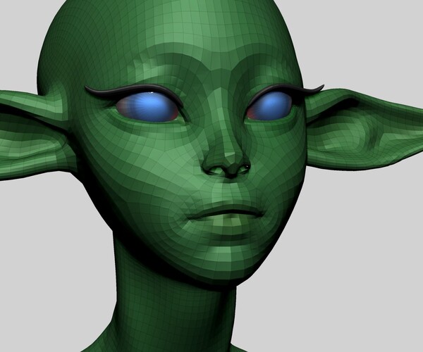ArtStation - Stylized Elf Head B | Resources
