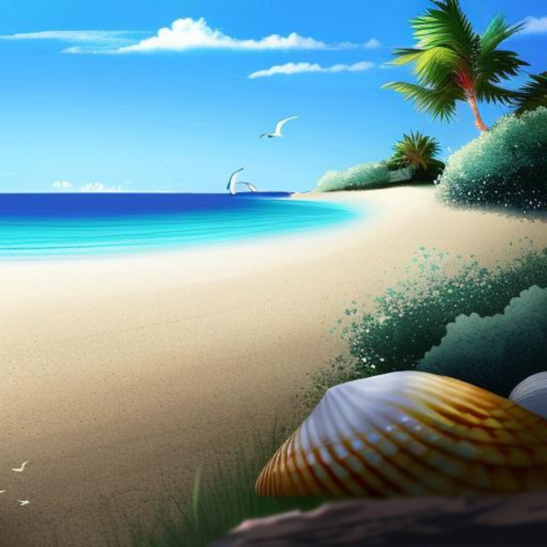 ArtStation - Seashells on Beach - Concept 1 | Artworks