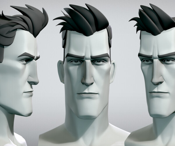 ArtStation - Cartoon male character Bruce base mesh | Resources