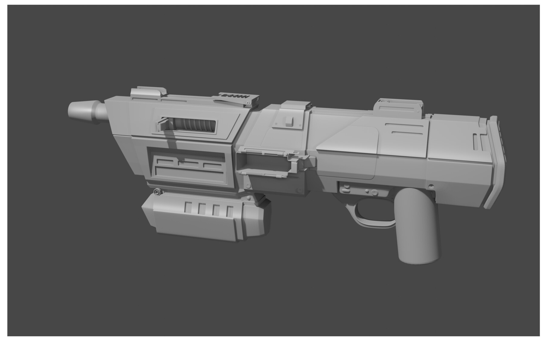 ArtStation - DC17M Republic Commando Blaster Rifle STL | Resources