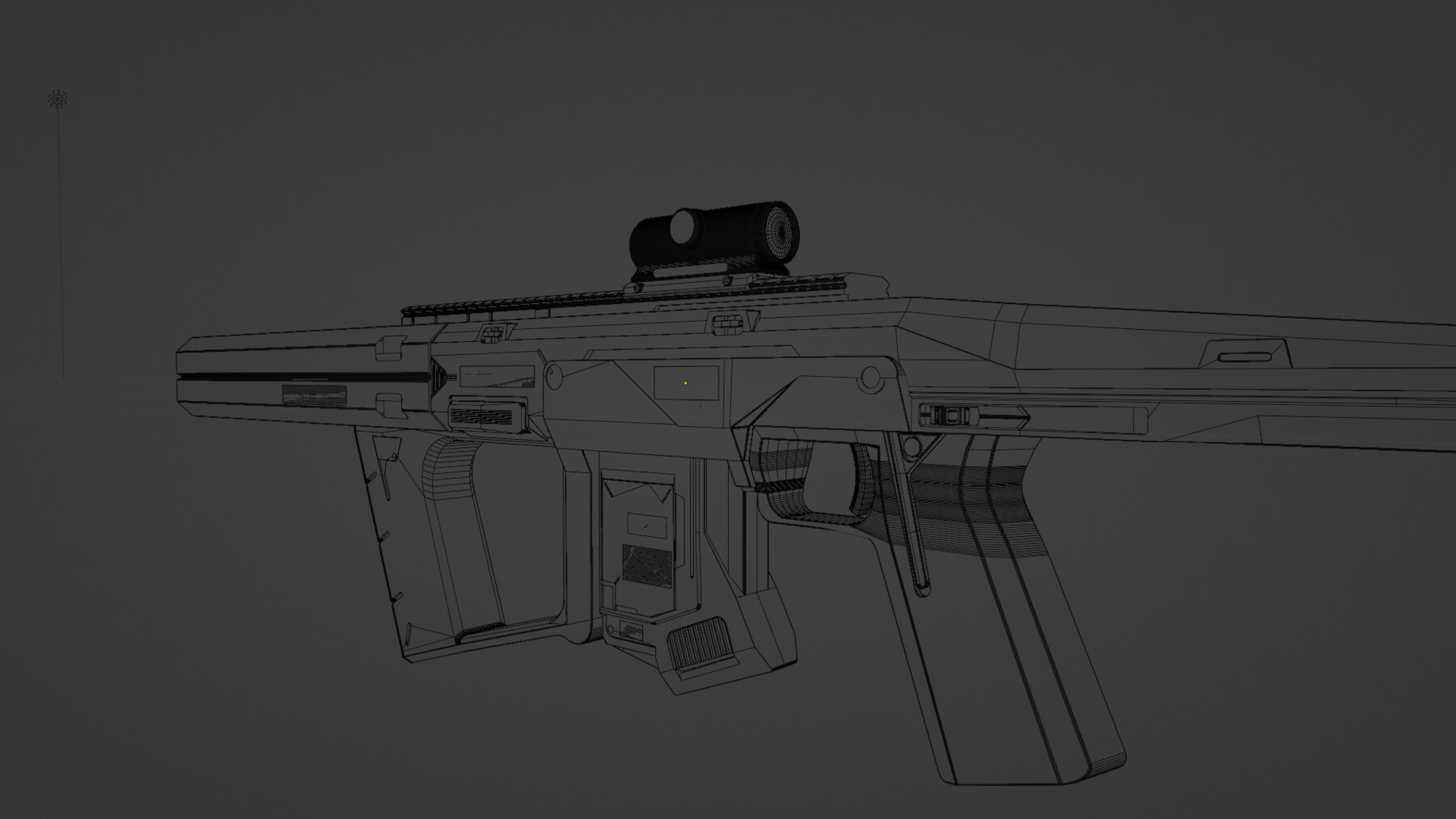 ArtStation - Quality 3D Sci-Fi Power Quad Rifle | Game Assets