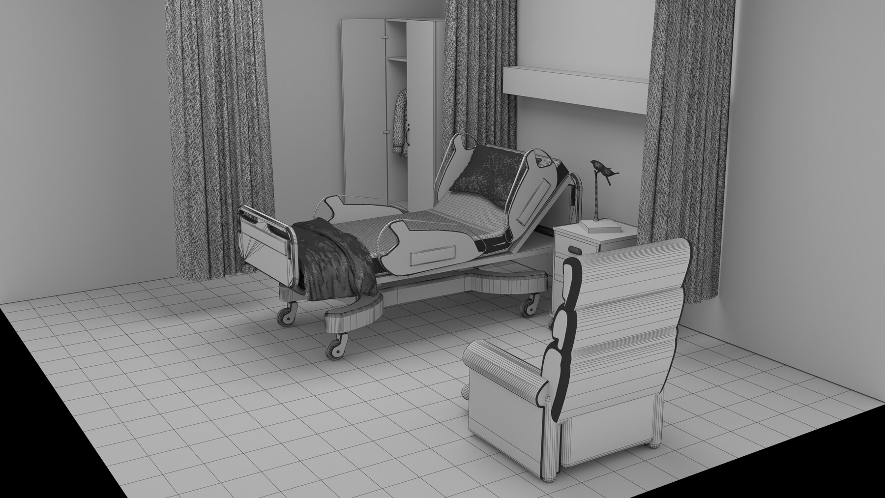ArtStation - Hospital Room 7 - 4K | Resources