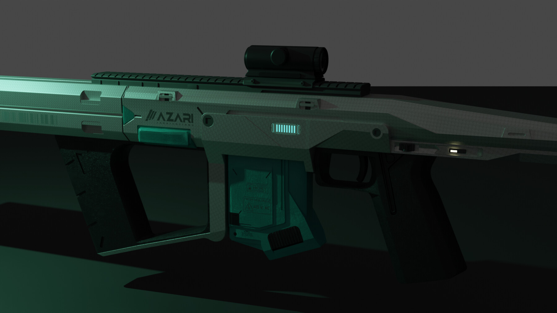 ArtStation - Quality 3D Sci-Fi Power Quad Rifle | Game Assets