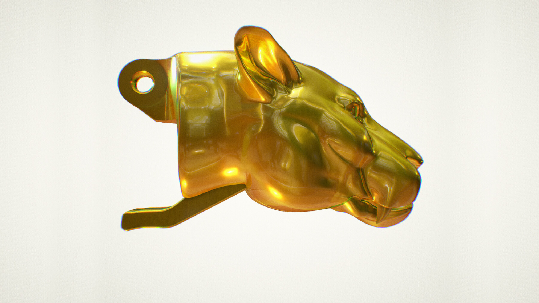 ArtStation - Lion Head Mascot, Keychain, Keyring With Moveable Jaw STL ...