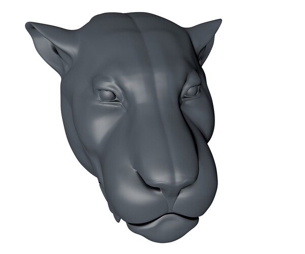 ArtStation - Lion Head Mascot, Keychain, Keyring With Moveable Jaw STL ...