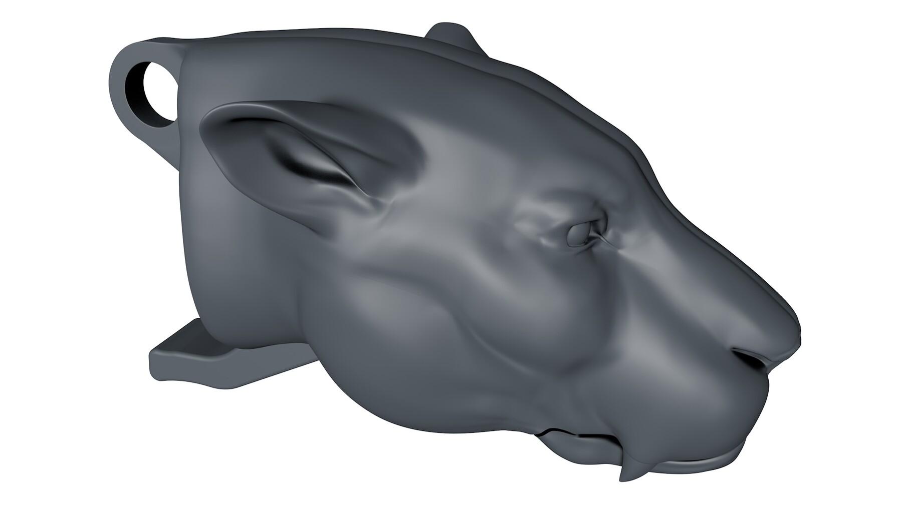 ArtStation - Lion Head Mascot, Keychain, Keyring With Moveable Jaw STL ...