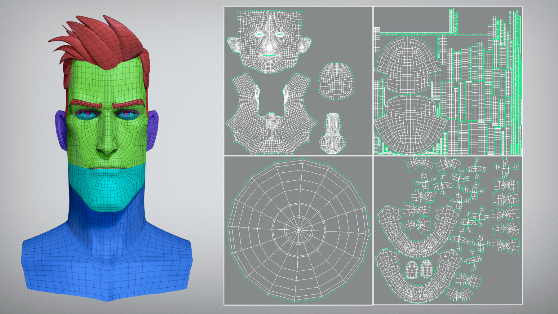 ArtStation - Cartoon male character Bruce base mesh | Resources