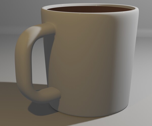 ArtStation - Cup With Coffee 3D model | Resources