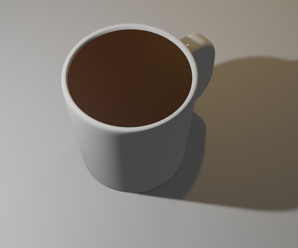 ArtStation - Cup With Coffee 3D model | Resources