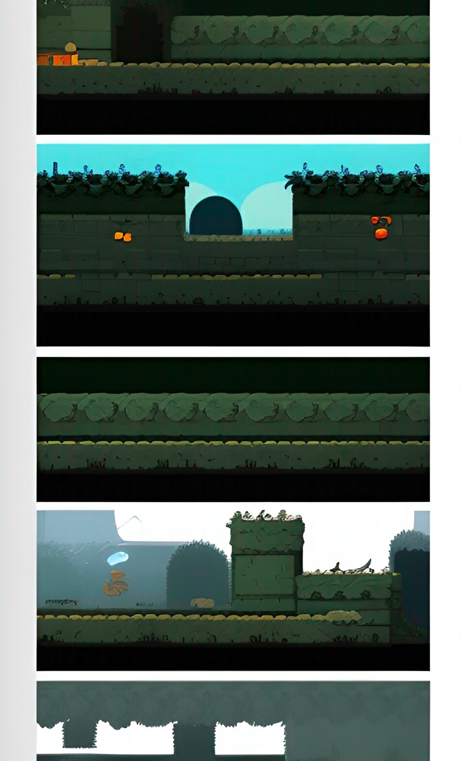 ArtStation - assets for side-scrolling platformer game minimalist 18640 ...
