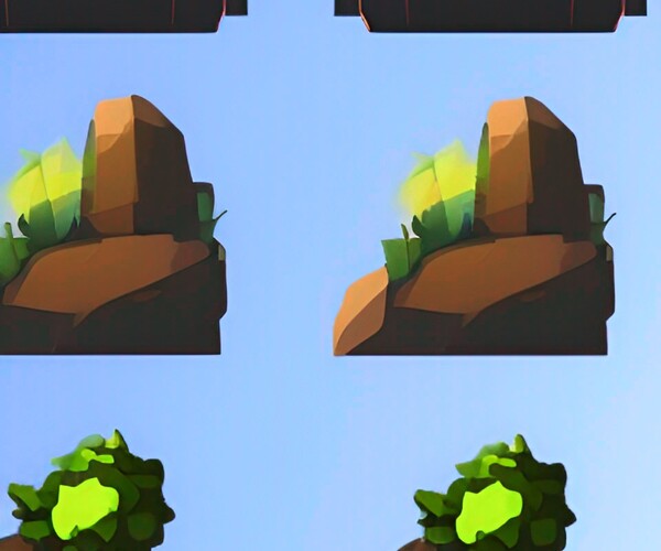 ArtStation - assets for side-scrolling platformer game minimalist 18640 jpg wombo art pack ...