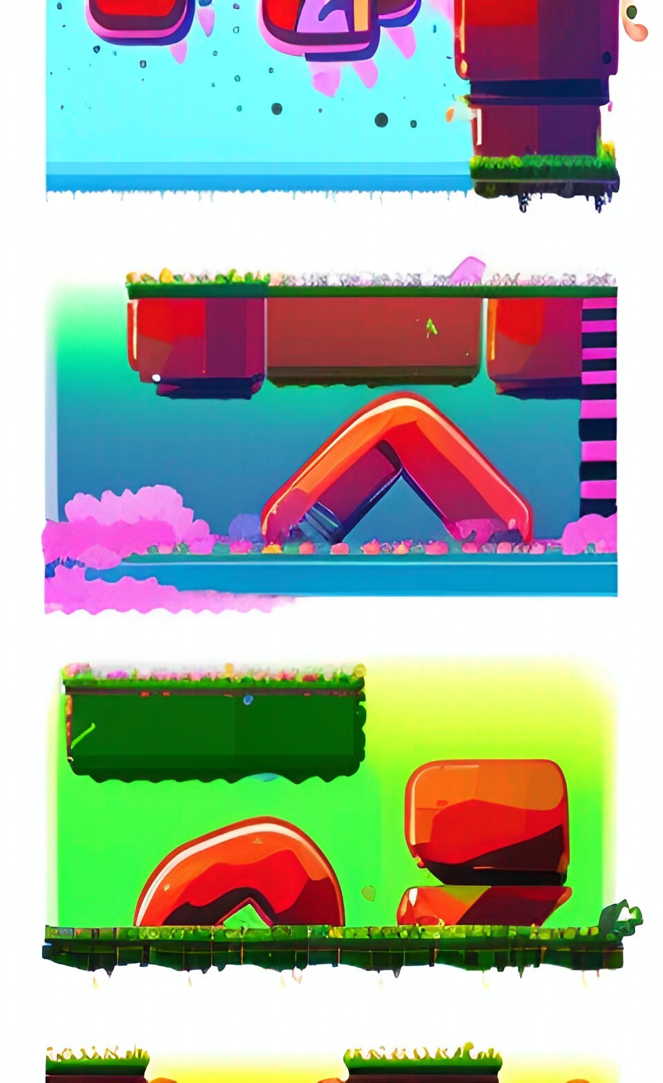 ArtStation - assets for side-scrolling platformer game minimalist 18640 jpg wombo art pack ...