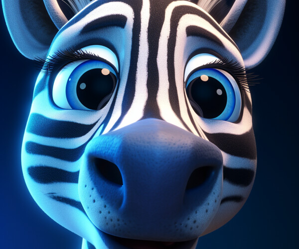 ArtStation - Adorable Eyes Cartoon Animal Portraits | Artworks