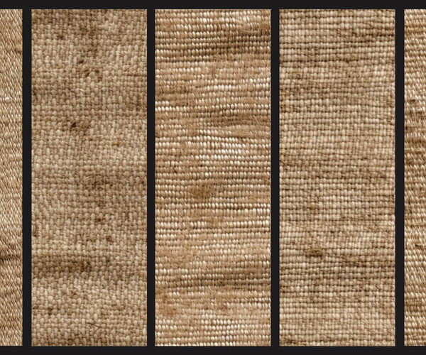 ArtStation - 45 Realistic seamless burlap textures / SBSAR / PNG / 4K ...