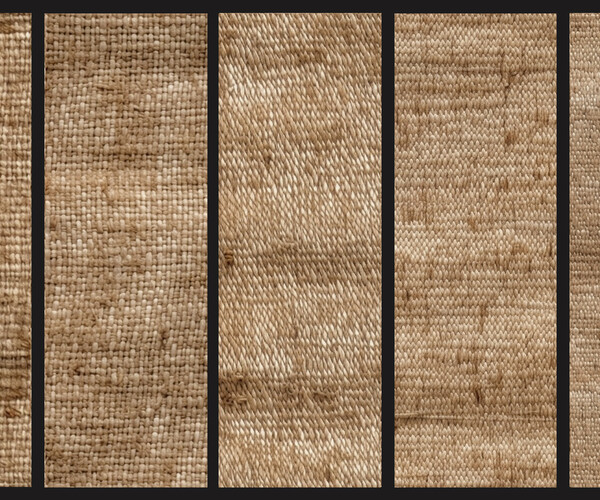 ArtStation - 45 Realistic seamless burlap textures / SBSAR / PNG / 4K ...
