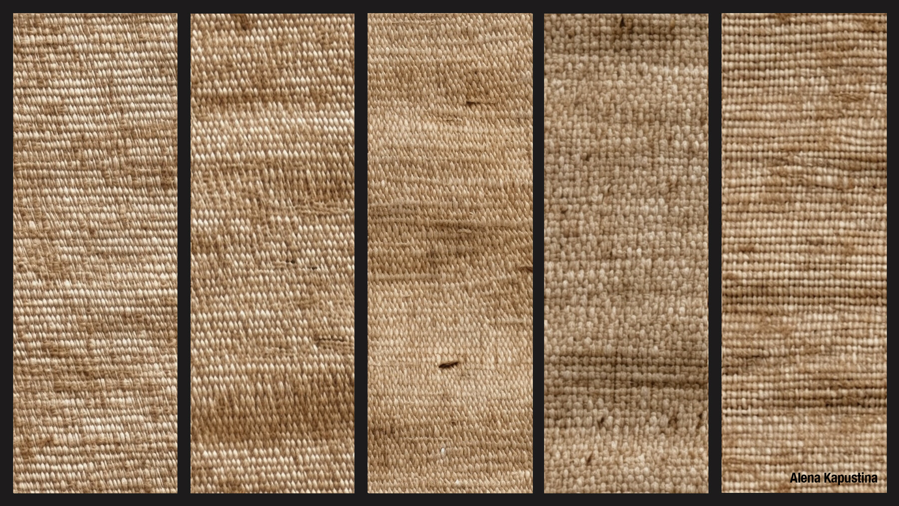 ArtStation - 45 Realistic seamless burlap textures / SBSAR / PNG / 4K ...