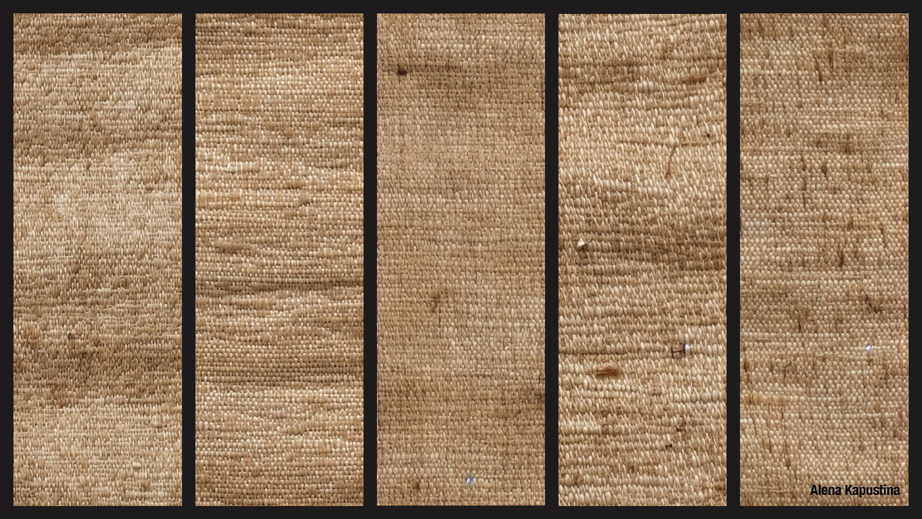 ArtStation - 45 Realistic seamless burlap textures / SBSAR / PNG / 4K ...