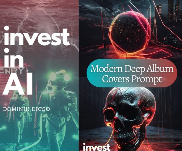 ArtStation - Modern Deep Album Covers Prompt - Midjourney | Artworks