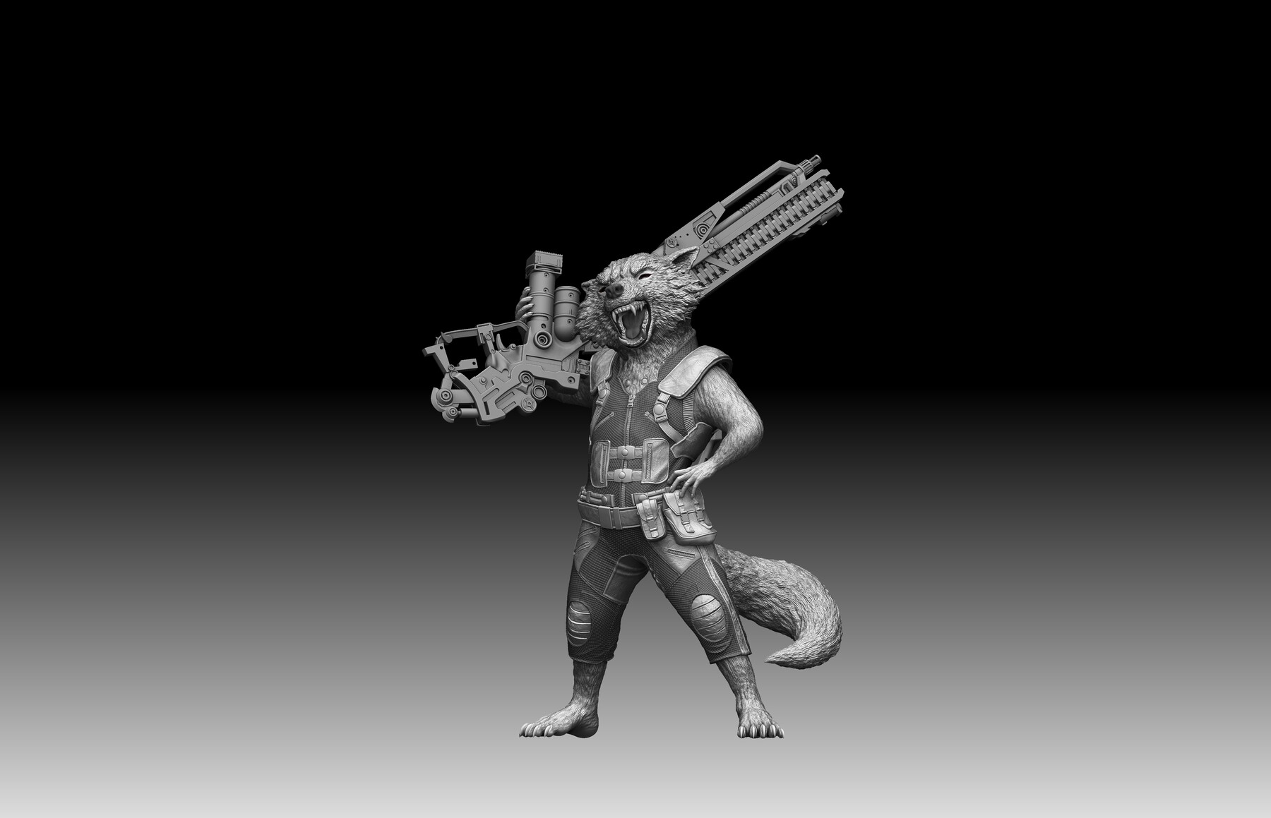 ArtStation - Guardians Of The Galaxy Rocket | Resources