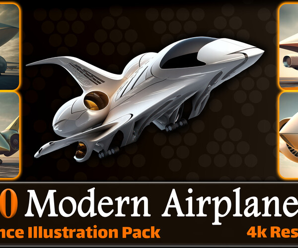 ArtStation - 200 Modern Airplane Reference Pack | 4K | v.2 | Artworks