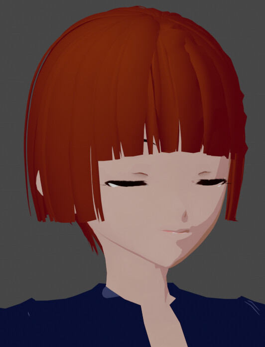 ArtStation - Japanese Anime character rigged blender | Resources
