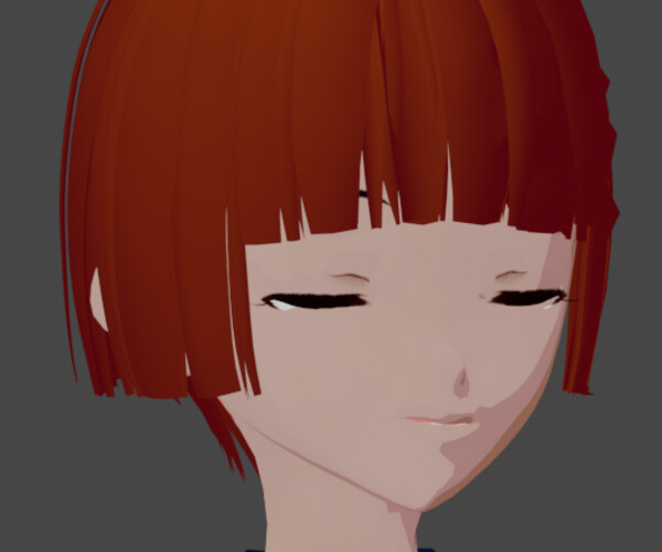 ArtStation - Japanese Anime character rigged blender | Resources