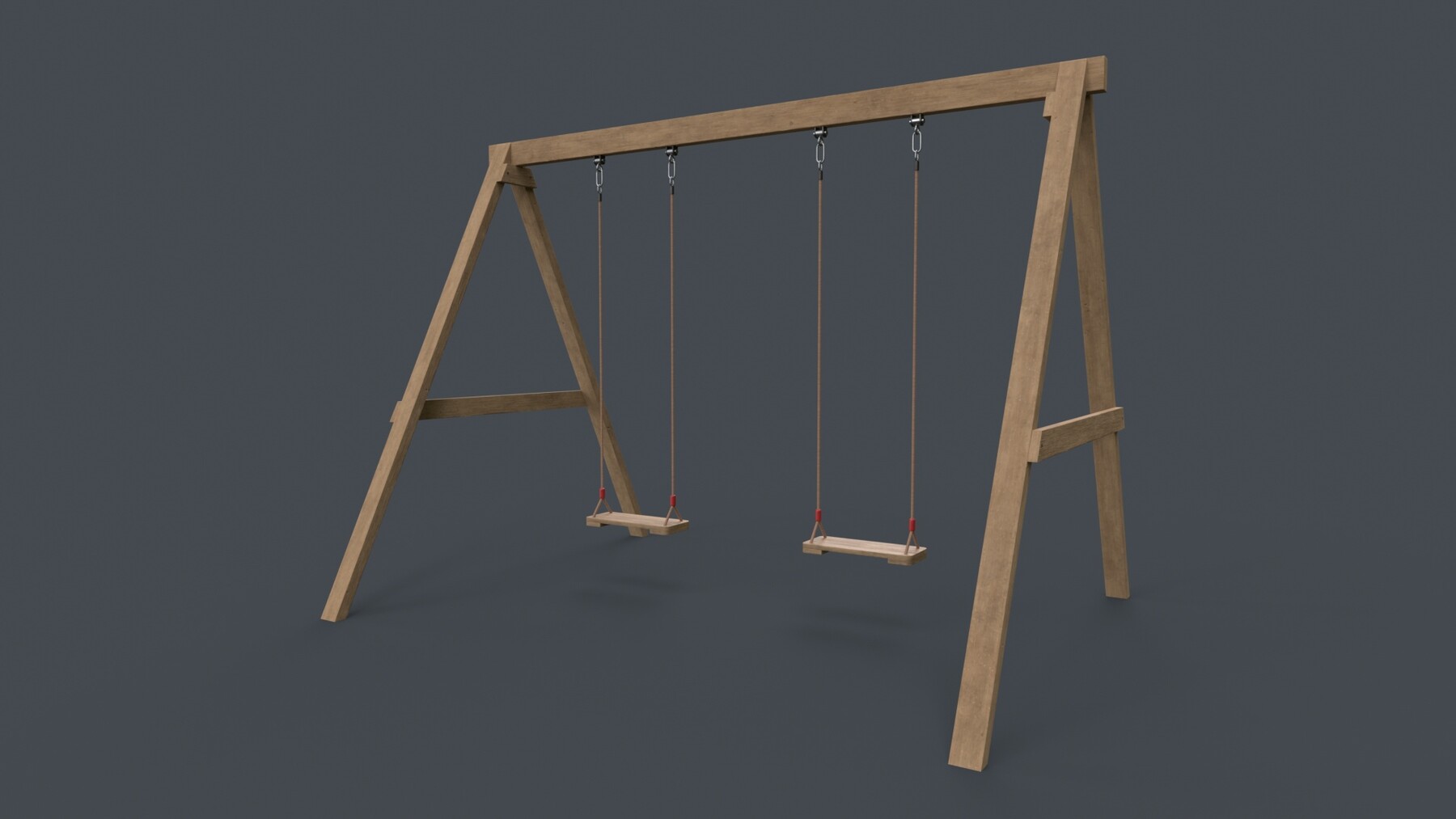 ArtStation - PBR Modular Outdoor Playground Swing Sets B | Game Assets