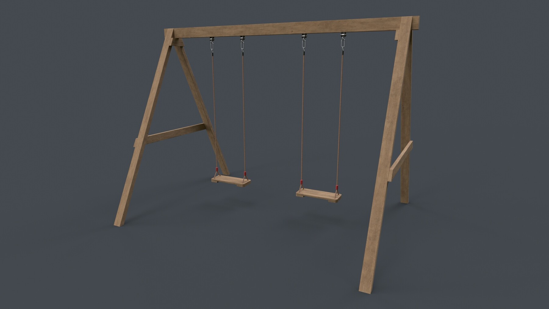 ArtStation - PBR Modular Outdoor Playground Swing Sets B | Game Assets