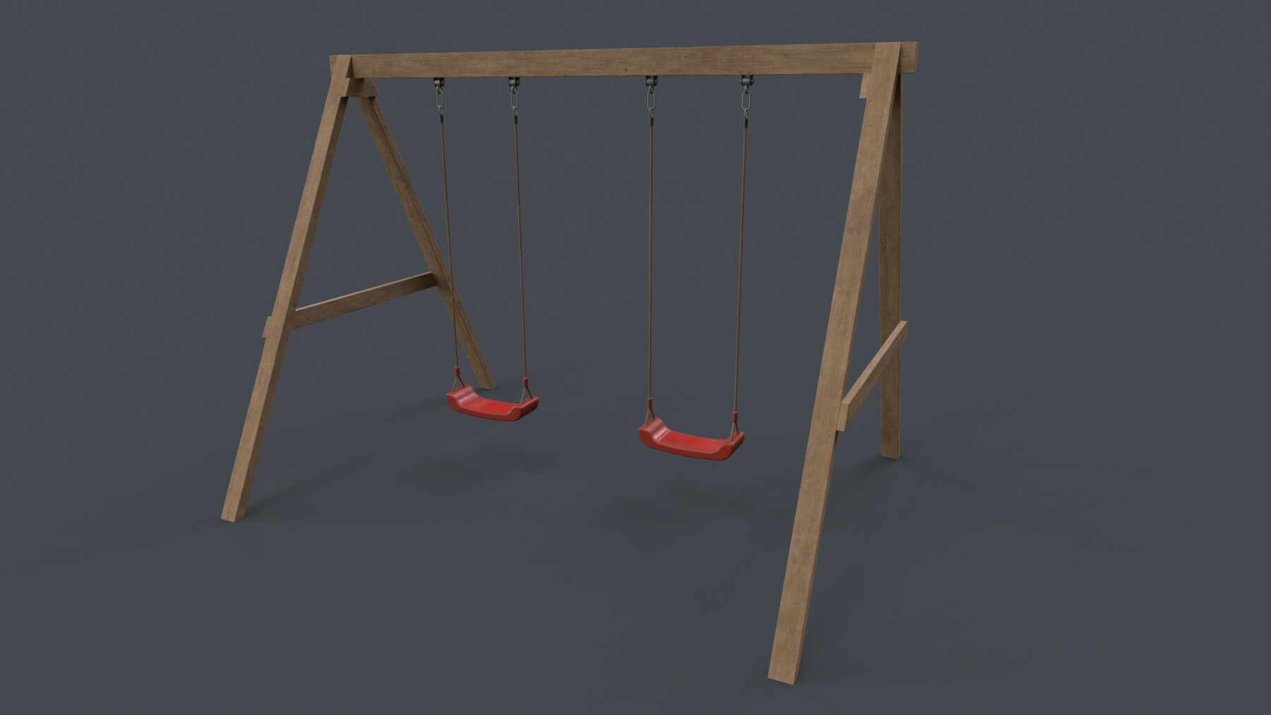 ArtStation - PBR Modular Outdoor Playground Swing Sets B | Game Assets