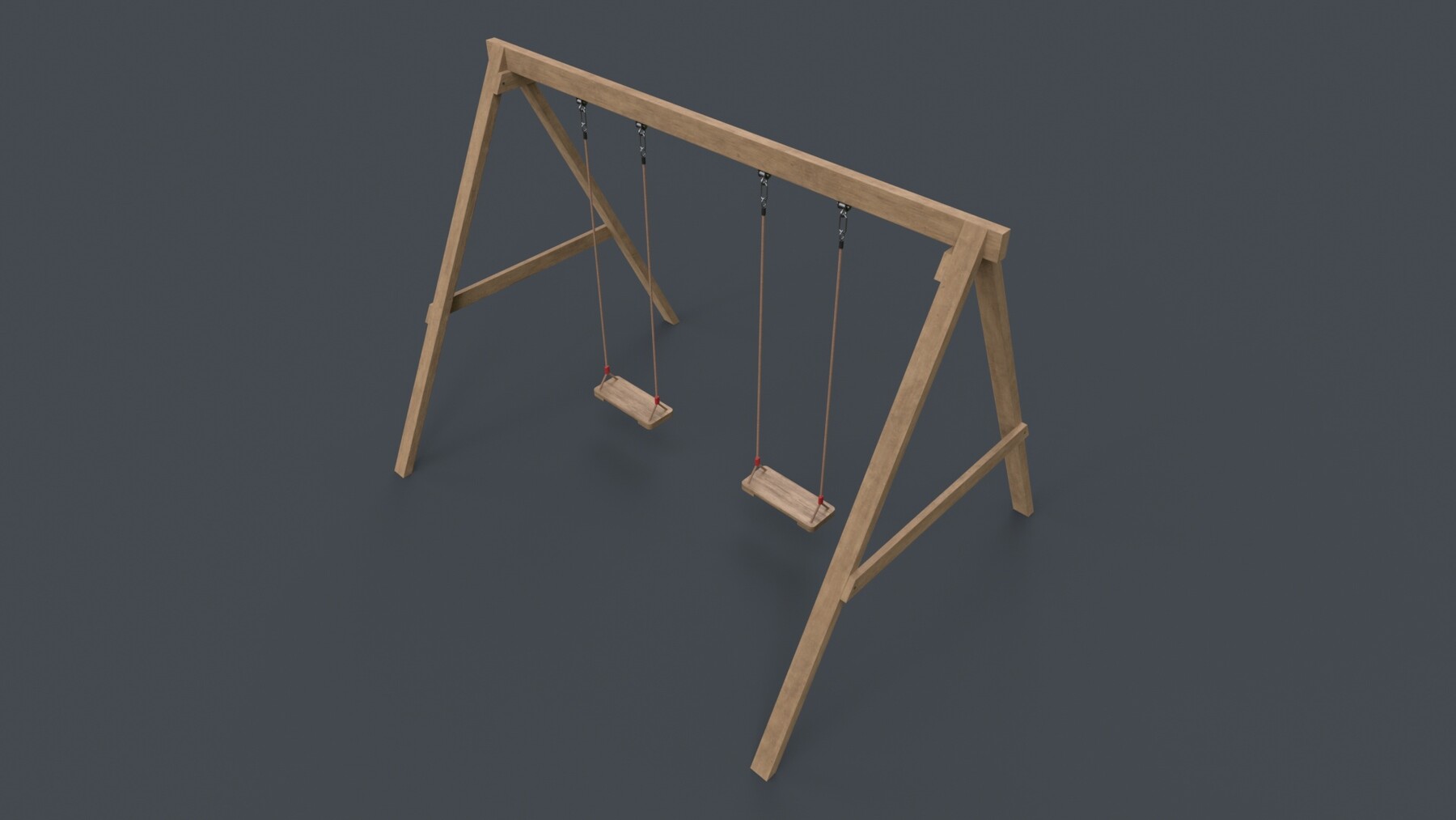 ArtStation - PBR Modular Outdoor Playground Swing Sets B | Game Assets
