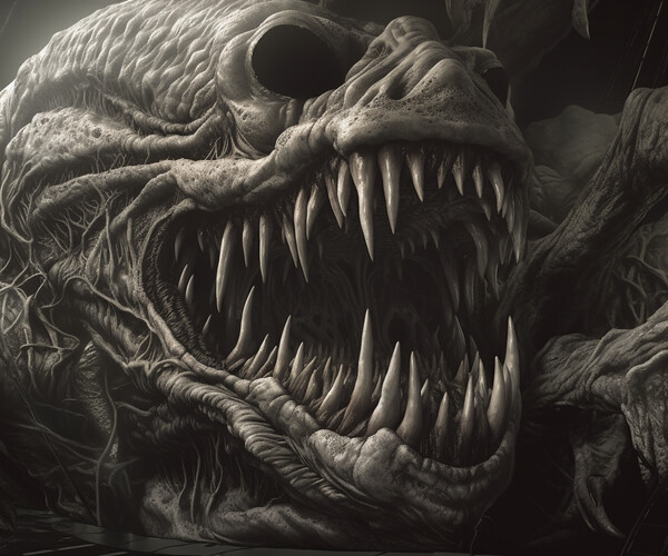 ArtStation - horror skull valley | Artworks