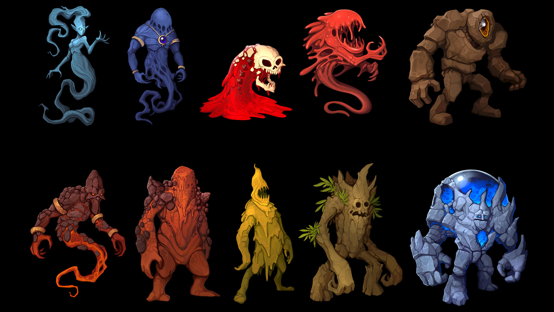ArtStation - Elementals Army Characters 02 | Game Assets