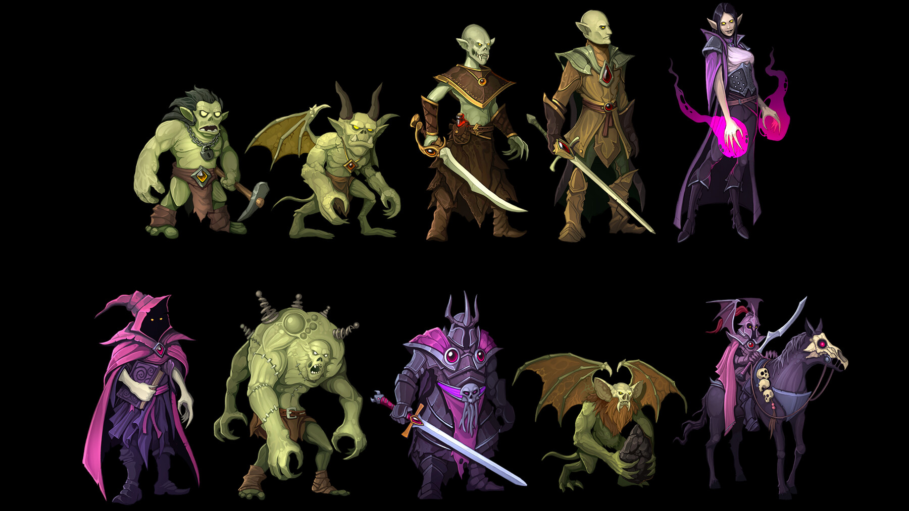 ArtStation - Vampires Army Characters | Game Assets
